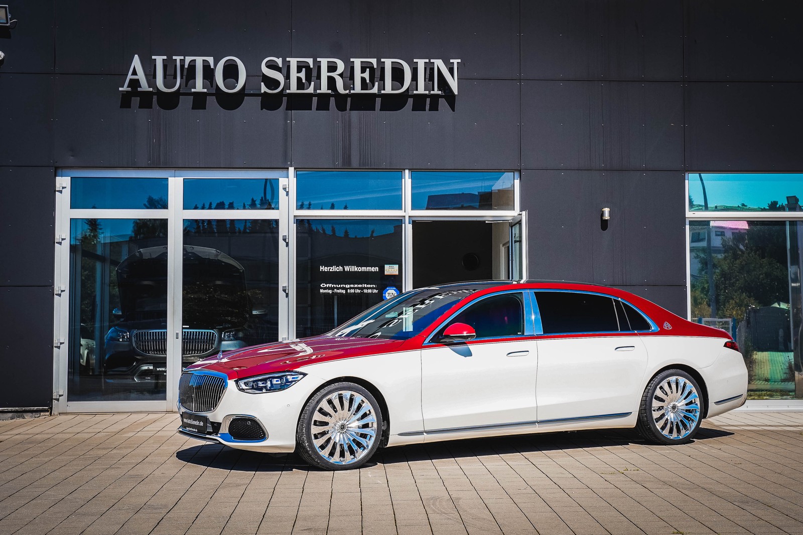 Mercedes-Benz S 580 S580 4M MAYBACH 2-TONE+RED INTER+4D BURMESTER ...