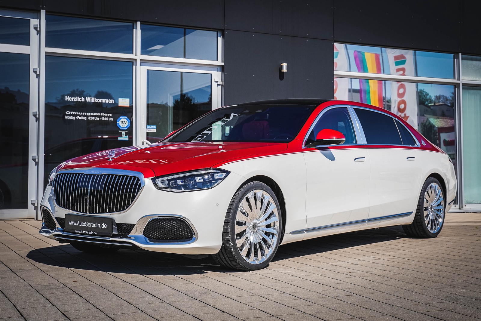 Mercedes-Benz S 580 S580 4M MAYBACH 2-TONE+RED INTER+4D BURMESTER ...