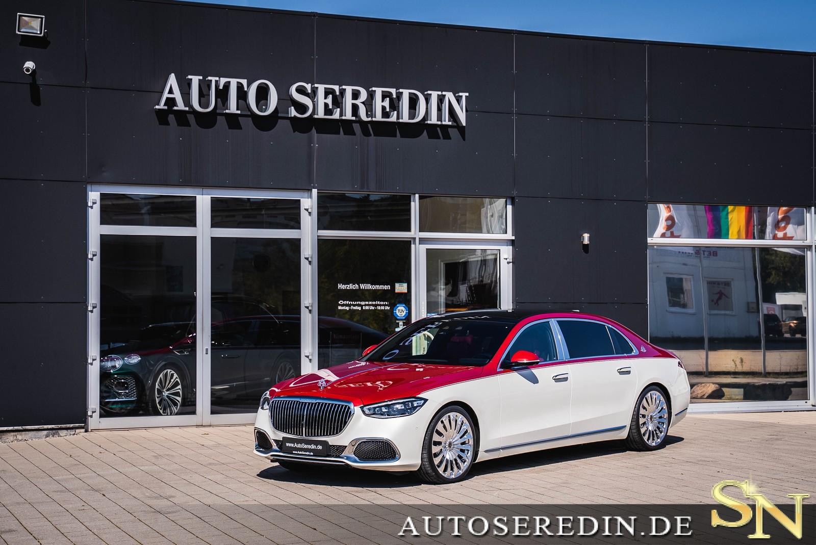 Mercedes-Benz S 580 S 580 S580 4M MAYBACH 2-TONE+RED INTER+4D BURMESTER ...