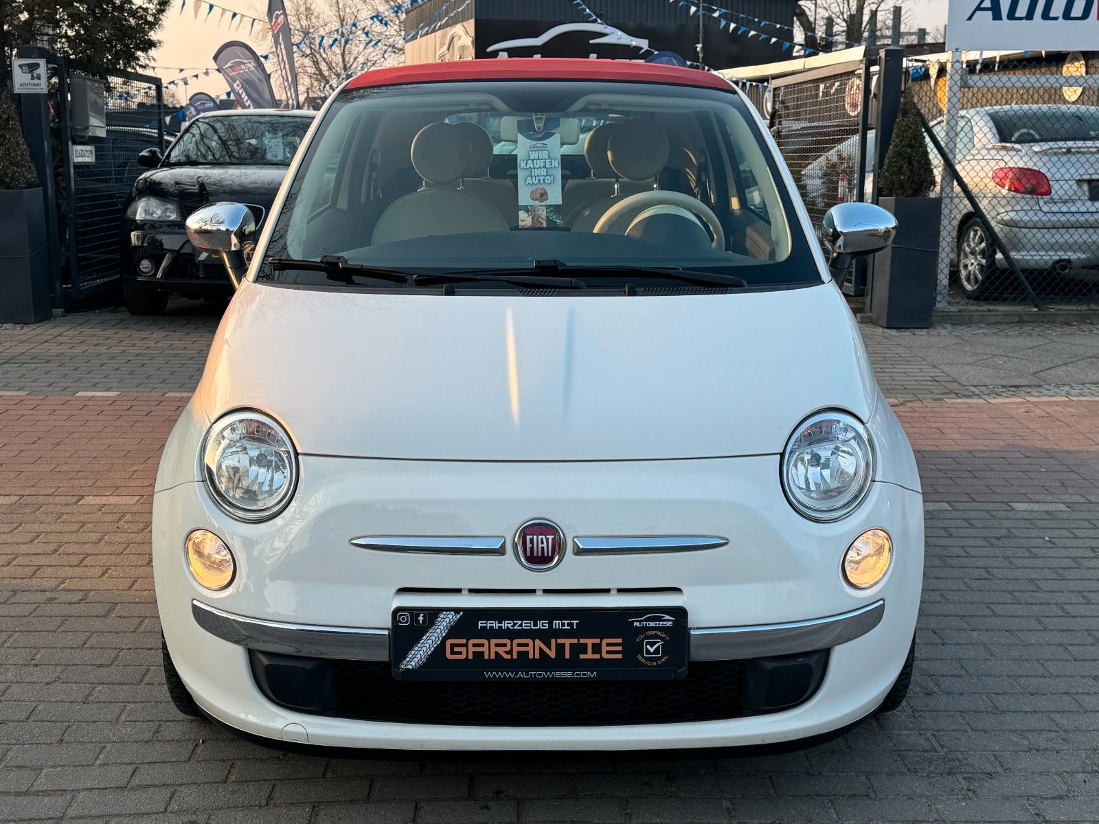 Fiat 500C 1.2 8V Sole C+Klima*Verdeck Rot*Alu*Euro6* gebraucht kaufen in Berlin Preis 7990 eur ...